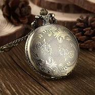 Wharick Vintage Quartz Pocket Watch, Flip Pocket Watch, for Shooting ...