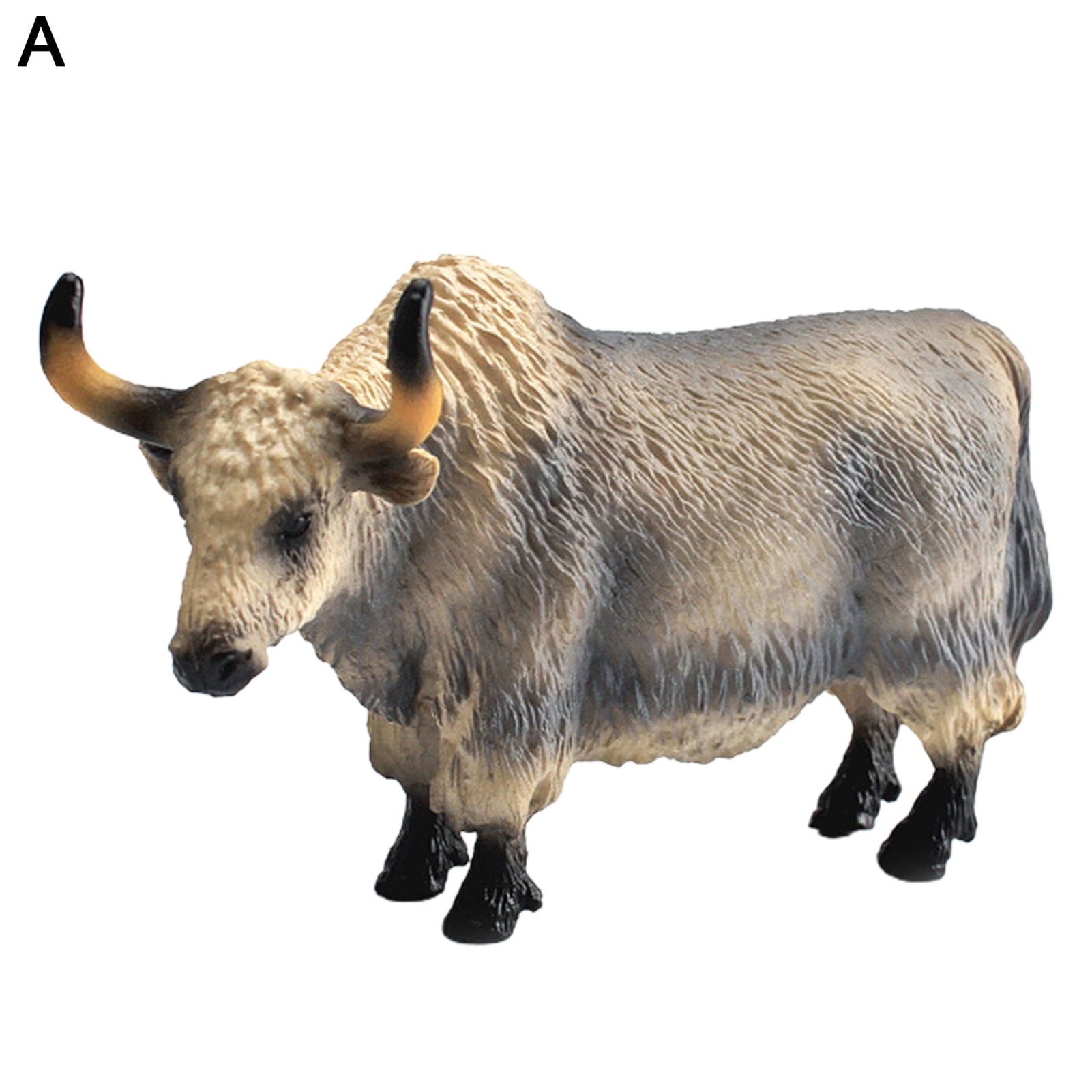 Bluethy Yak Model Realistic Education Toys Novelty Simulation Bull ...