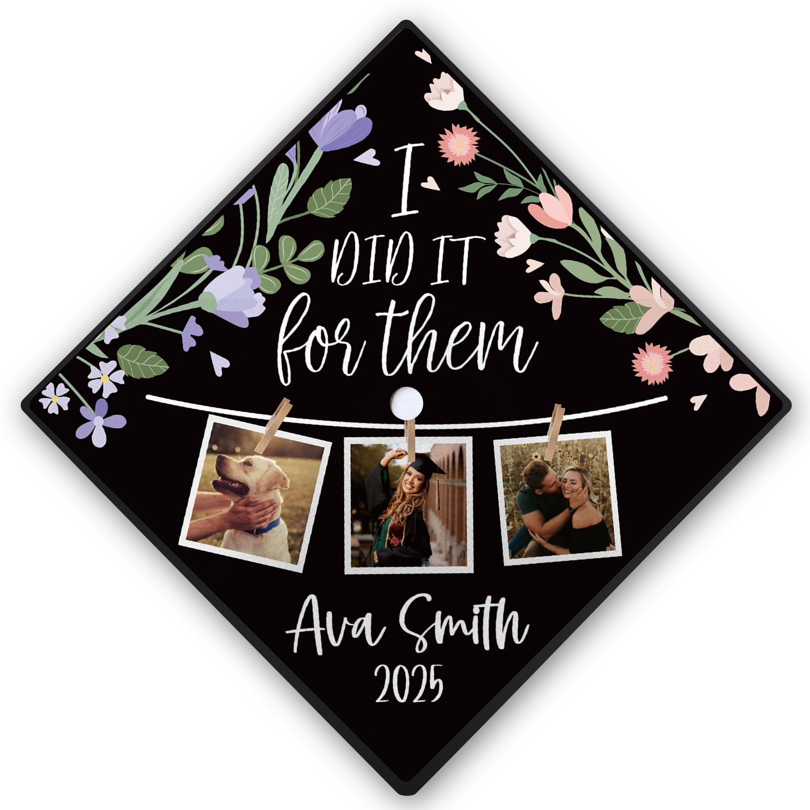 Blueton Feraurae Custom Graduation Cap Toppers Class of 2025 ...