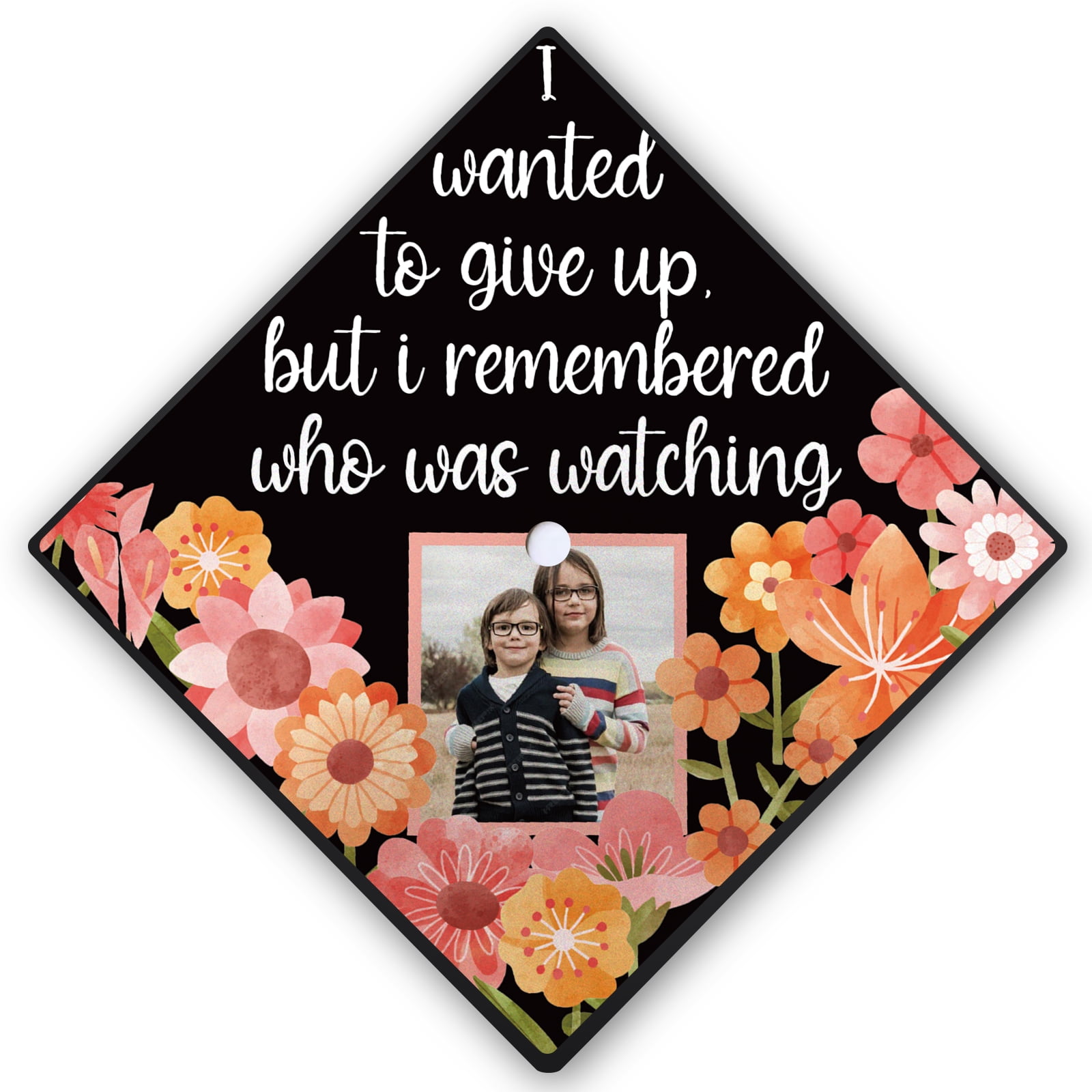 Blueton Feraurae Personalized Graduation Cap Decor, Custom Photo ...