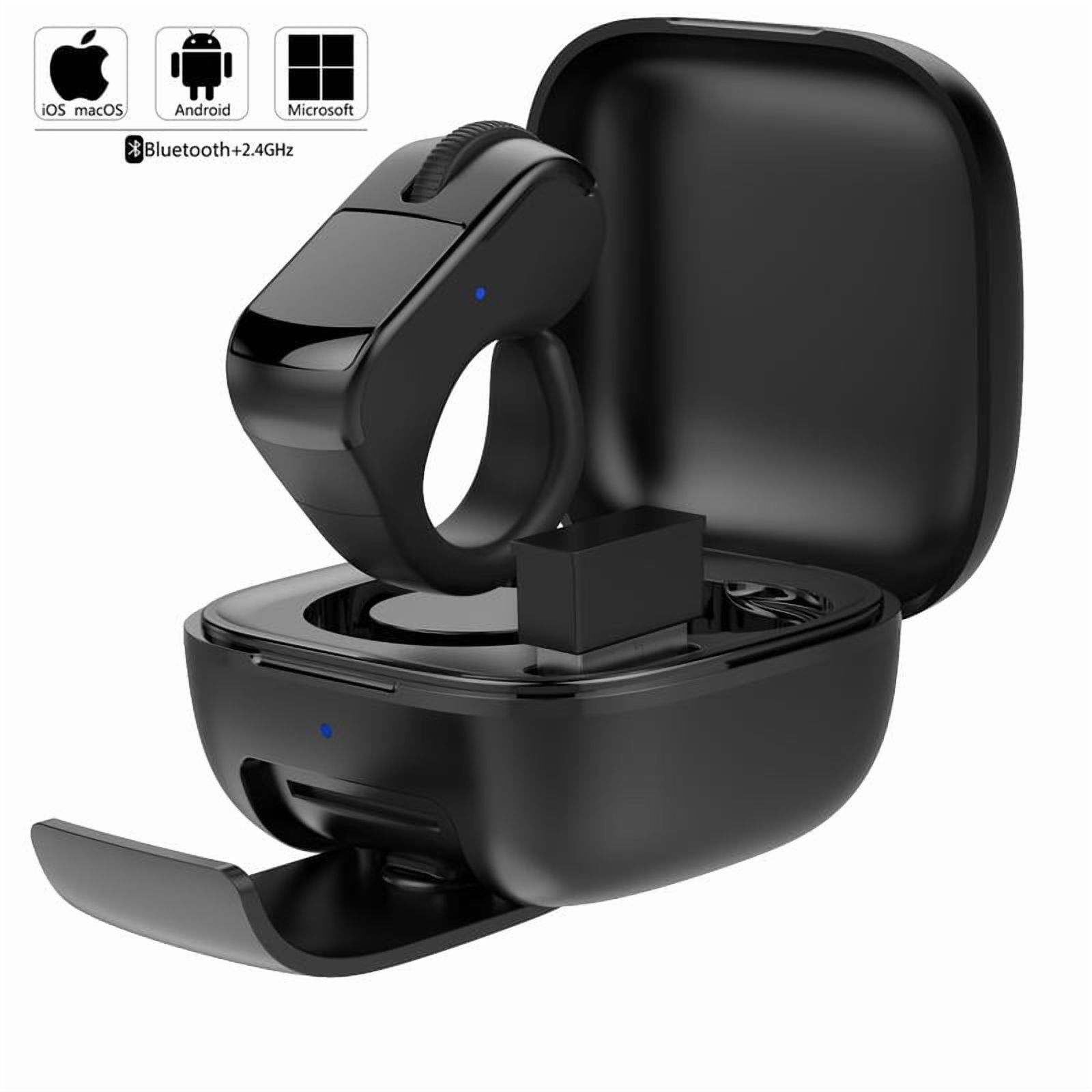 Bluetooth+2.4G Remote Control Scrolling Finger Ring Air Mouse with ...