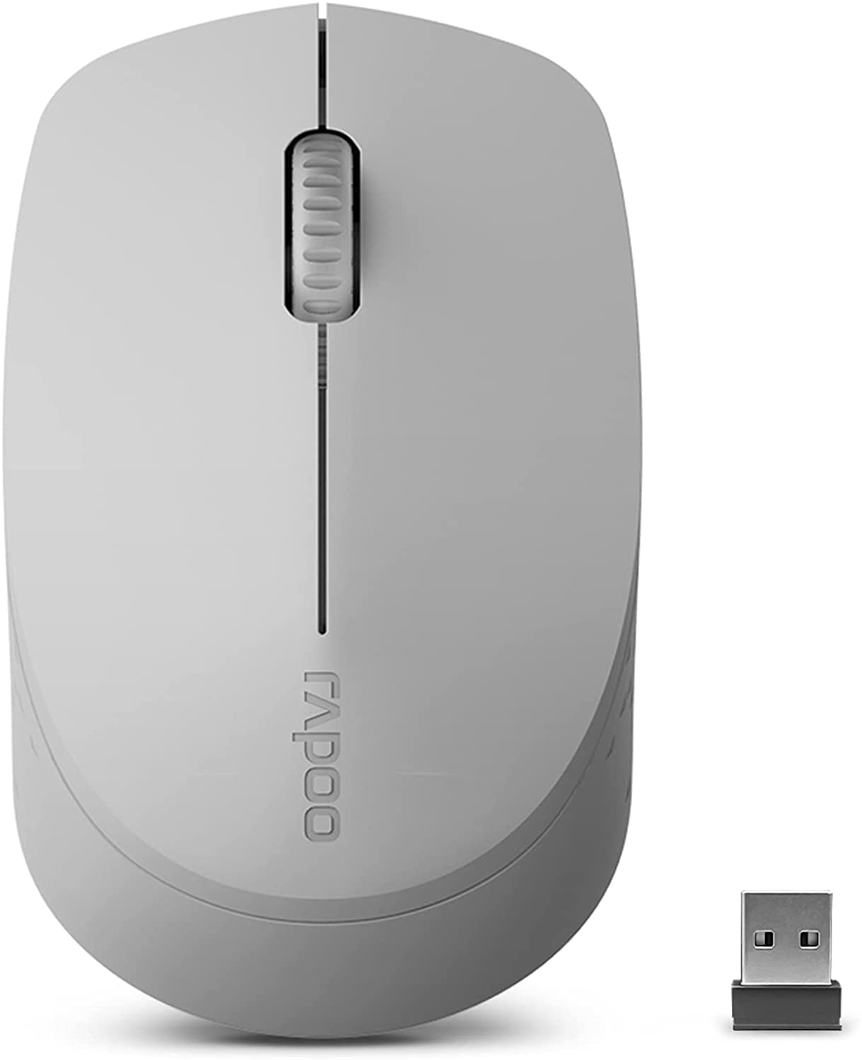 Bluetooth 2.4G Wireless Mouse, 2 Bluetooth Channels with 1 USB Receiver ...