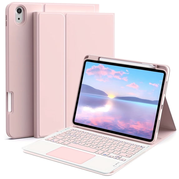 Bluetooth 3.0 Wireless Keyboard Case with Trackpad – Ultra-Thin iPad ...