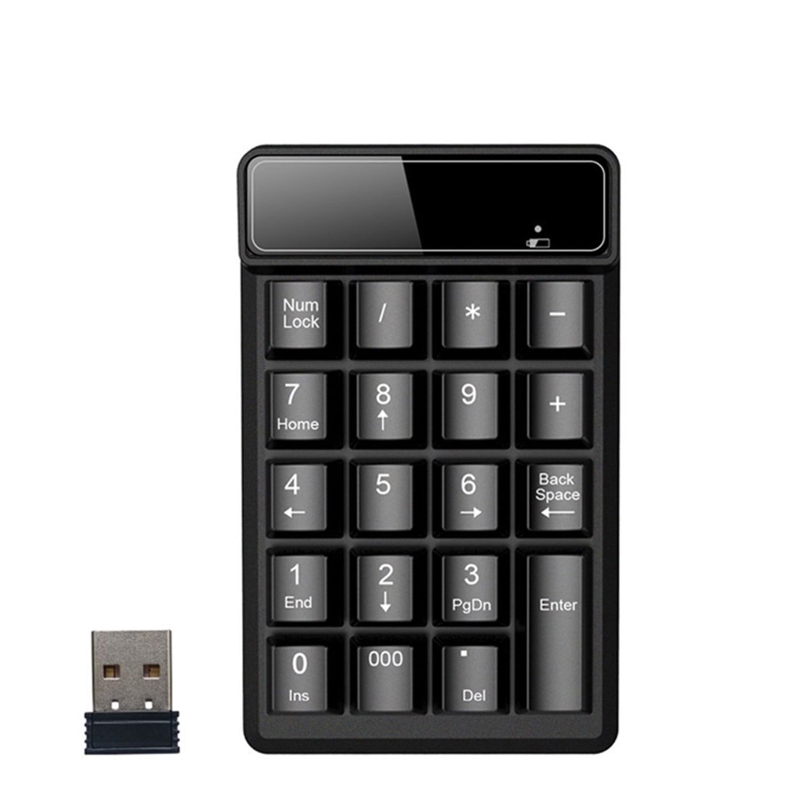Bluetooth 4.0 Digital Numeric Keypad 19 Keys Wireless and Mechanical ...