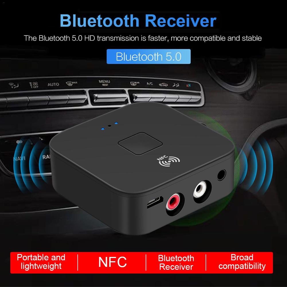 Accreate Bluetooth 5.0 Audio Receiver, NFC Wireless Transmitter, 3.5mm ...