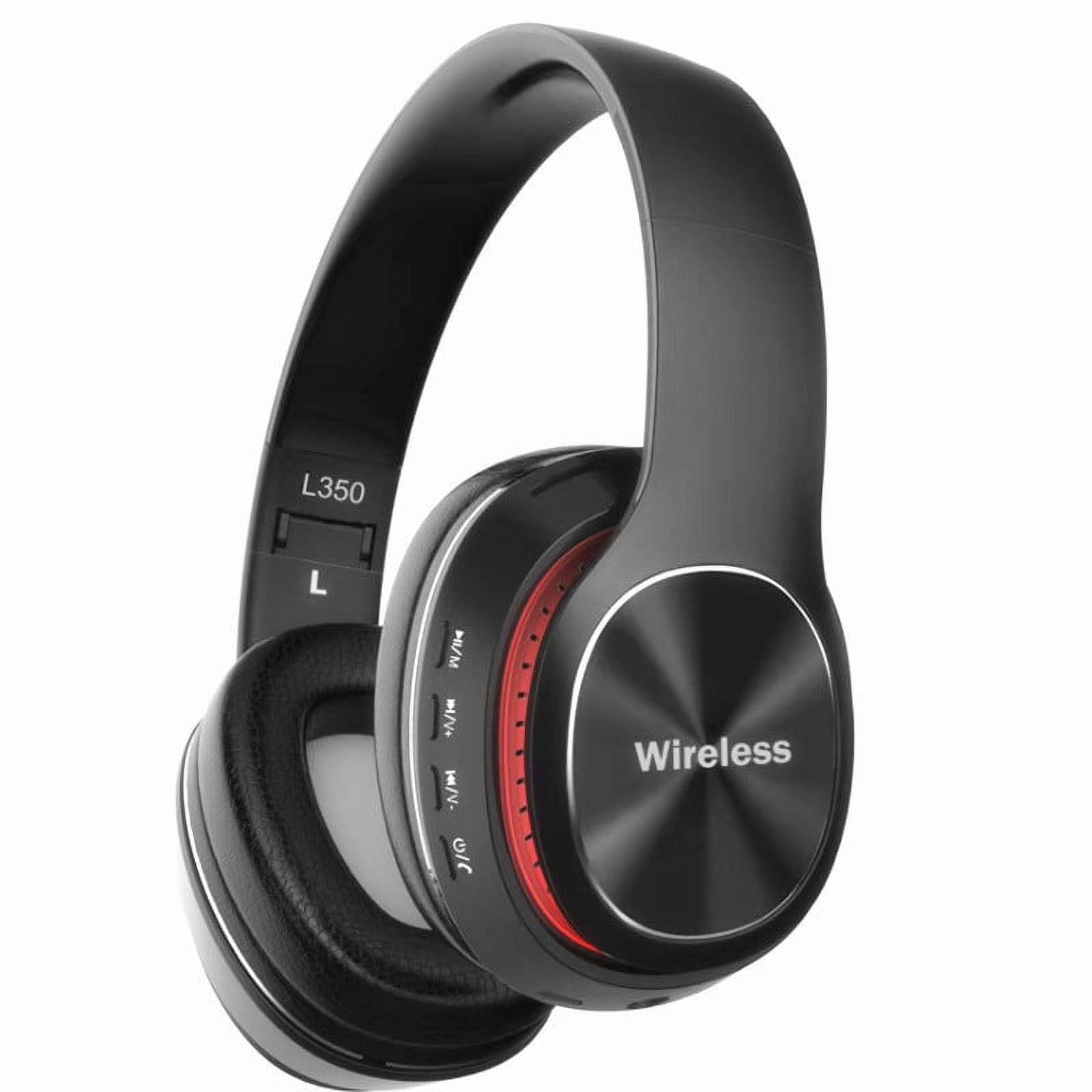 Bluetooth 5.0 Foldable Stereo Headphones, Over-Ear Wireless Headset ...