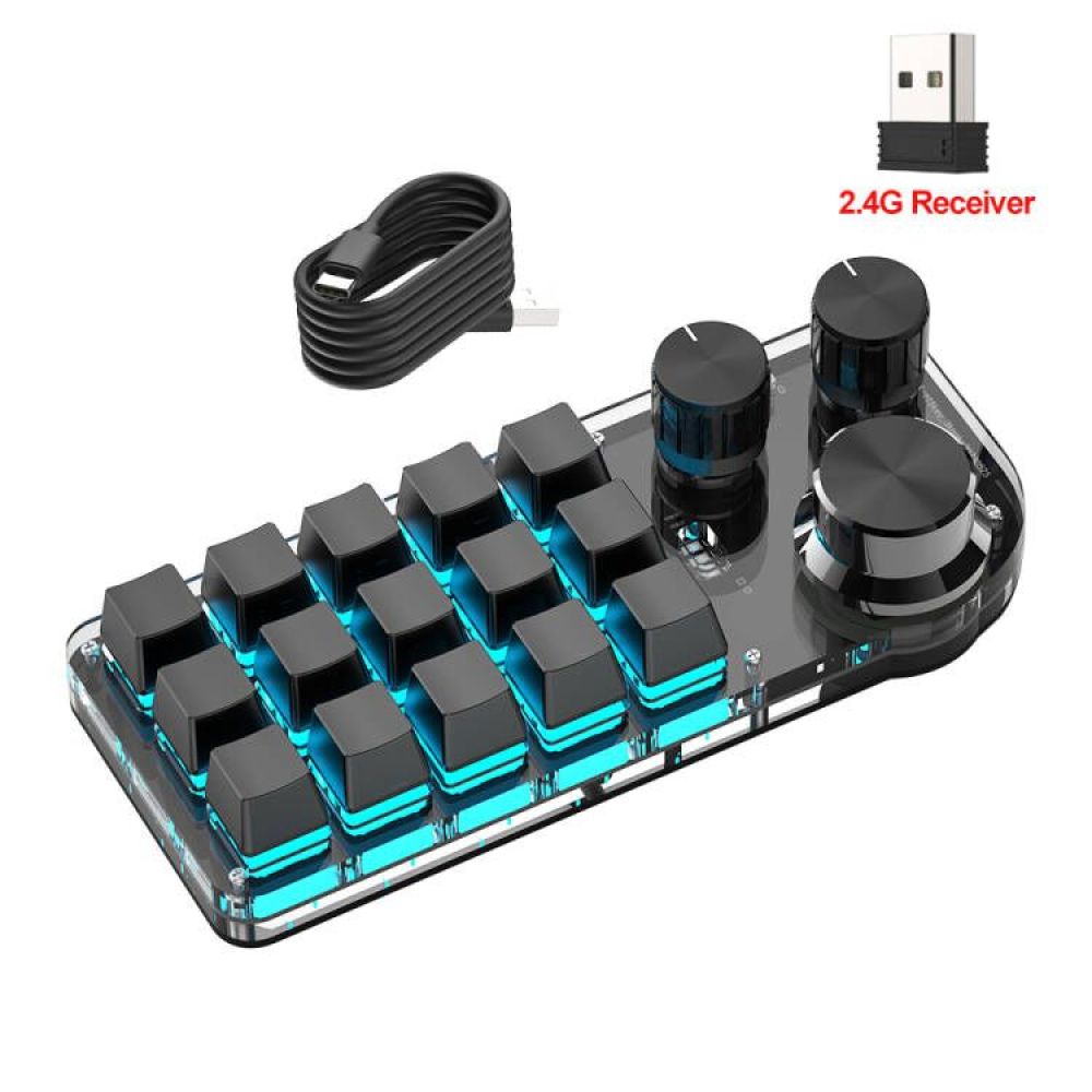 Bluetooth 5.0 Programming Custom Macro Keyboard RGB Mechanical Keyboard For Photoshop Gaming ...