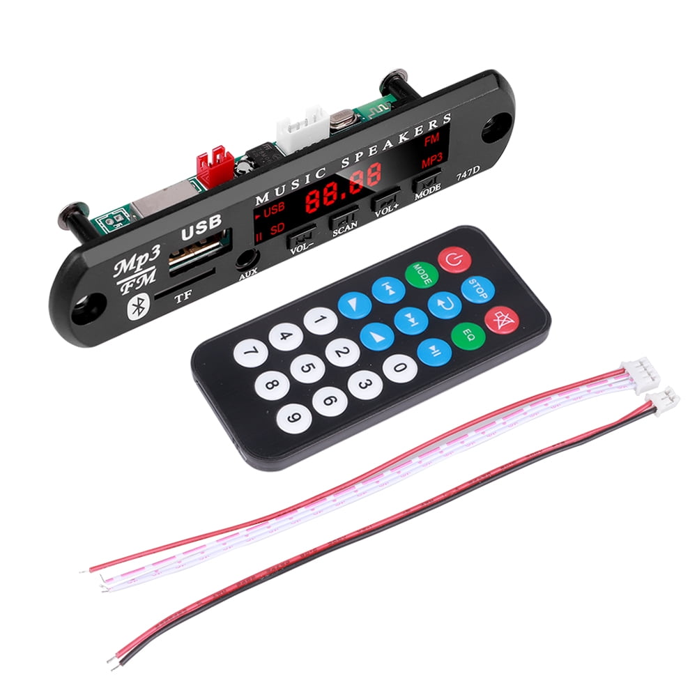 Bluetooth 5.0 Radio DC 9V 12V Wireless audio Receiver Car Kit USB 3.5MM ...