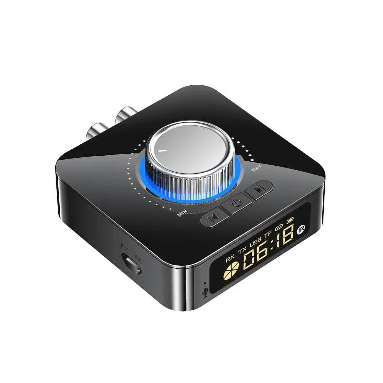 Bluetooth 5.0 Receiver Transmitter Mic TF U-Disk Stereo 3.5mm AUX Jack ...