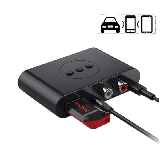 Bluetooth 5.0 Receiver U Disk RCA 3.5mm 3.5 AUX Jack Stereo Music ...