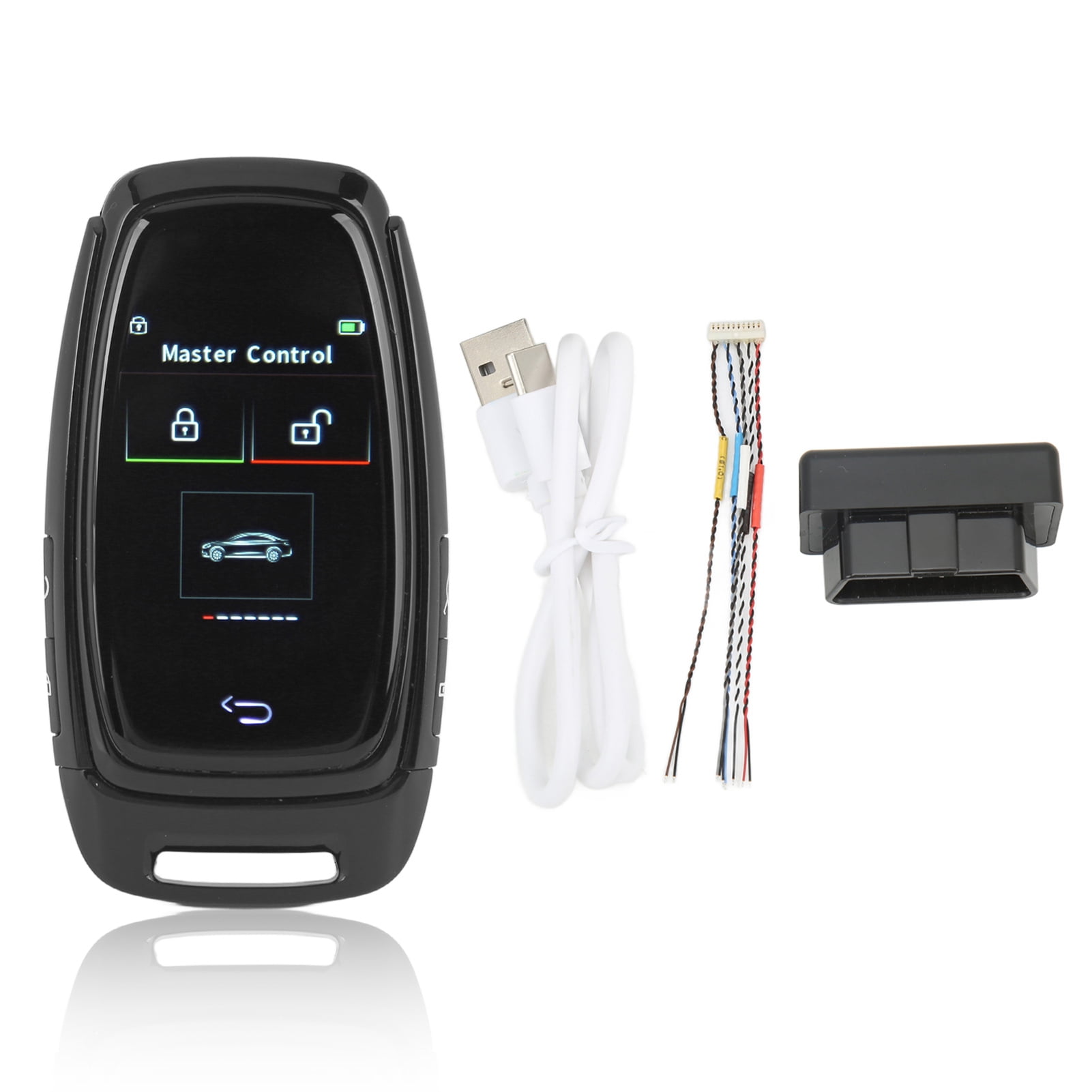 Bluetooth 5.0 Smart Car Keyless Entry Touch Screen One-Touch Start LCD ...