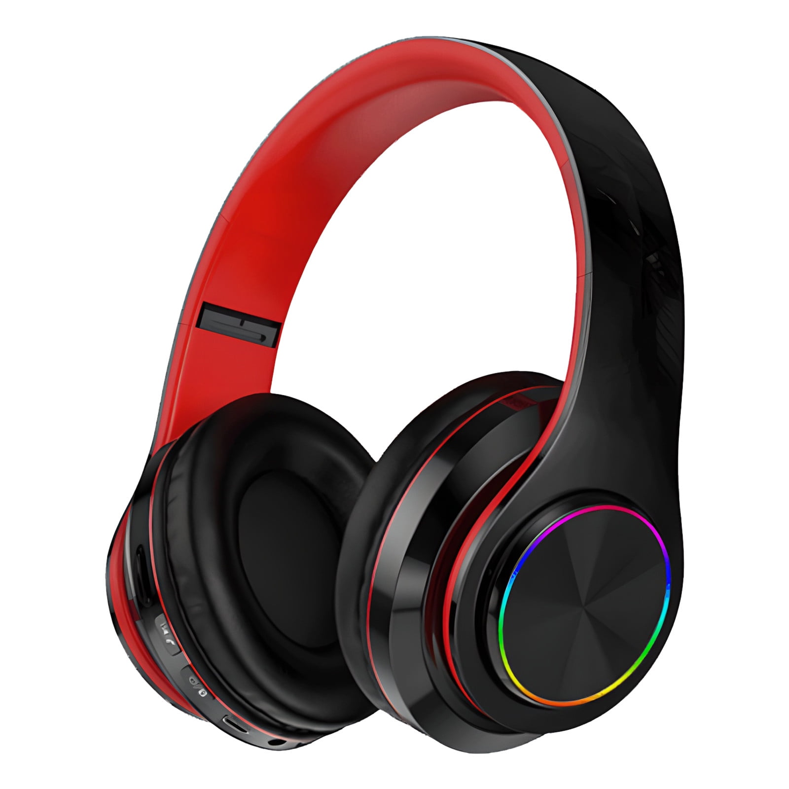 Bluetooth 5.0 Stereo Headphones, Foldable Over-Ear Design, Soft ...