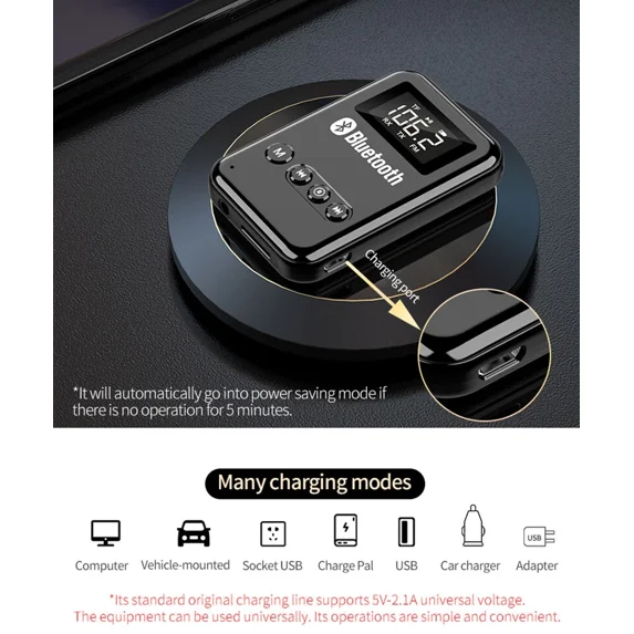 Bluetooth 5.0 Transmitter Receiver Stereo Music Audio Home TV Adapter ...