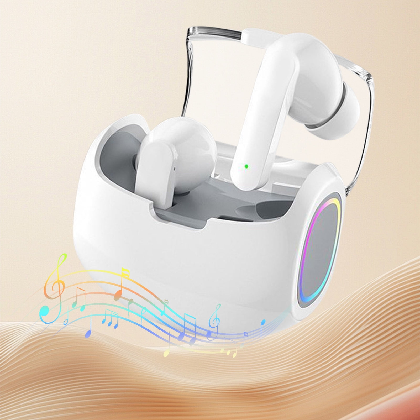 Bluetooth 5.0 Wireless Earbuds Mini Ear Bluetooth Headphones With ...