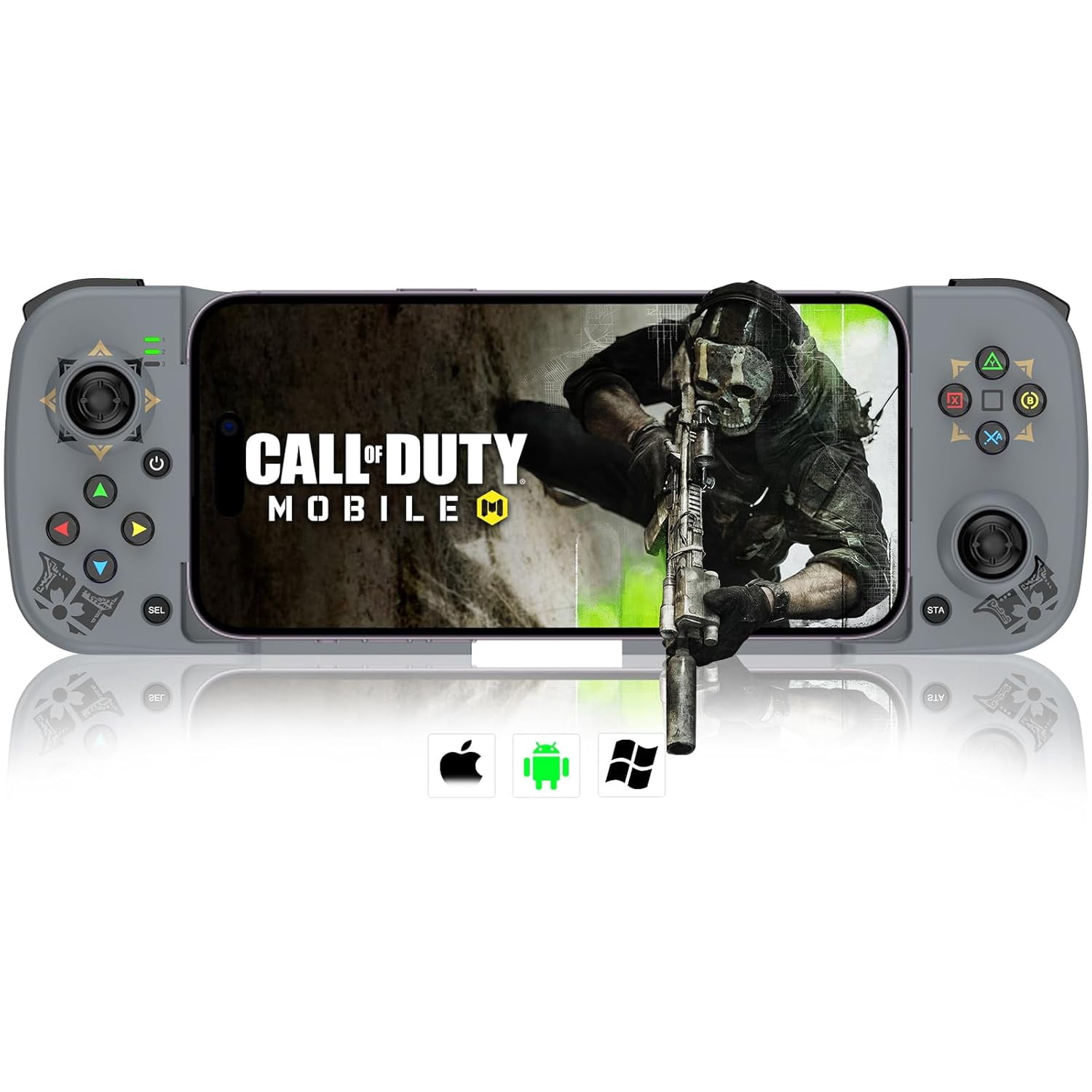 Bluetooth 5.0 Wireless Gaming Controller for iPhone/iPad/iOS/Android ...
