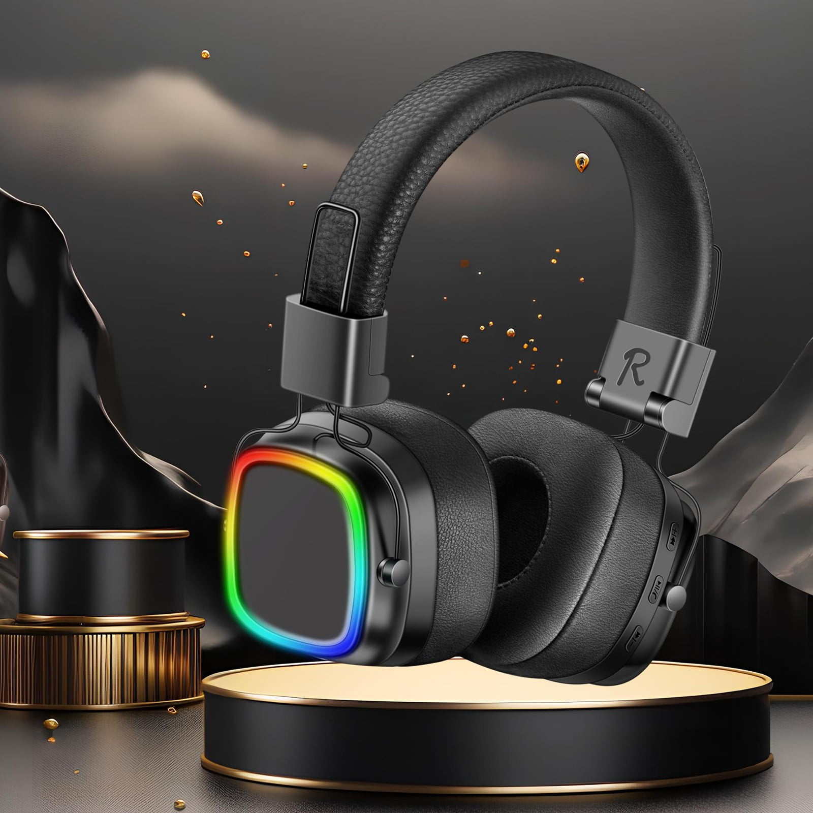 Bluetooth 5.0 Wireless Headset with 7-Hour, Staron Noise Cancelling ...