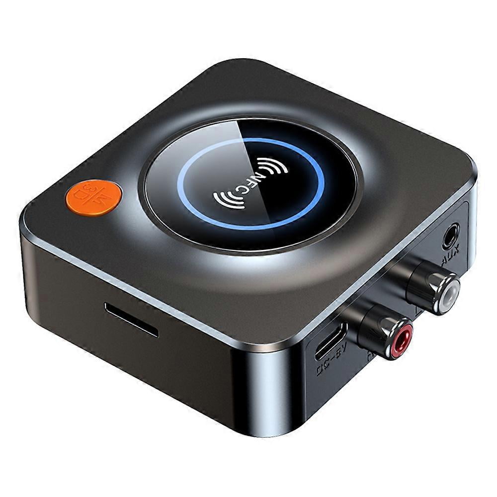 Bluetooth 5.1 Audio Receiver Wireless AUX 3.5mm RCA NFC Dual Audio ...