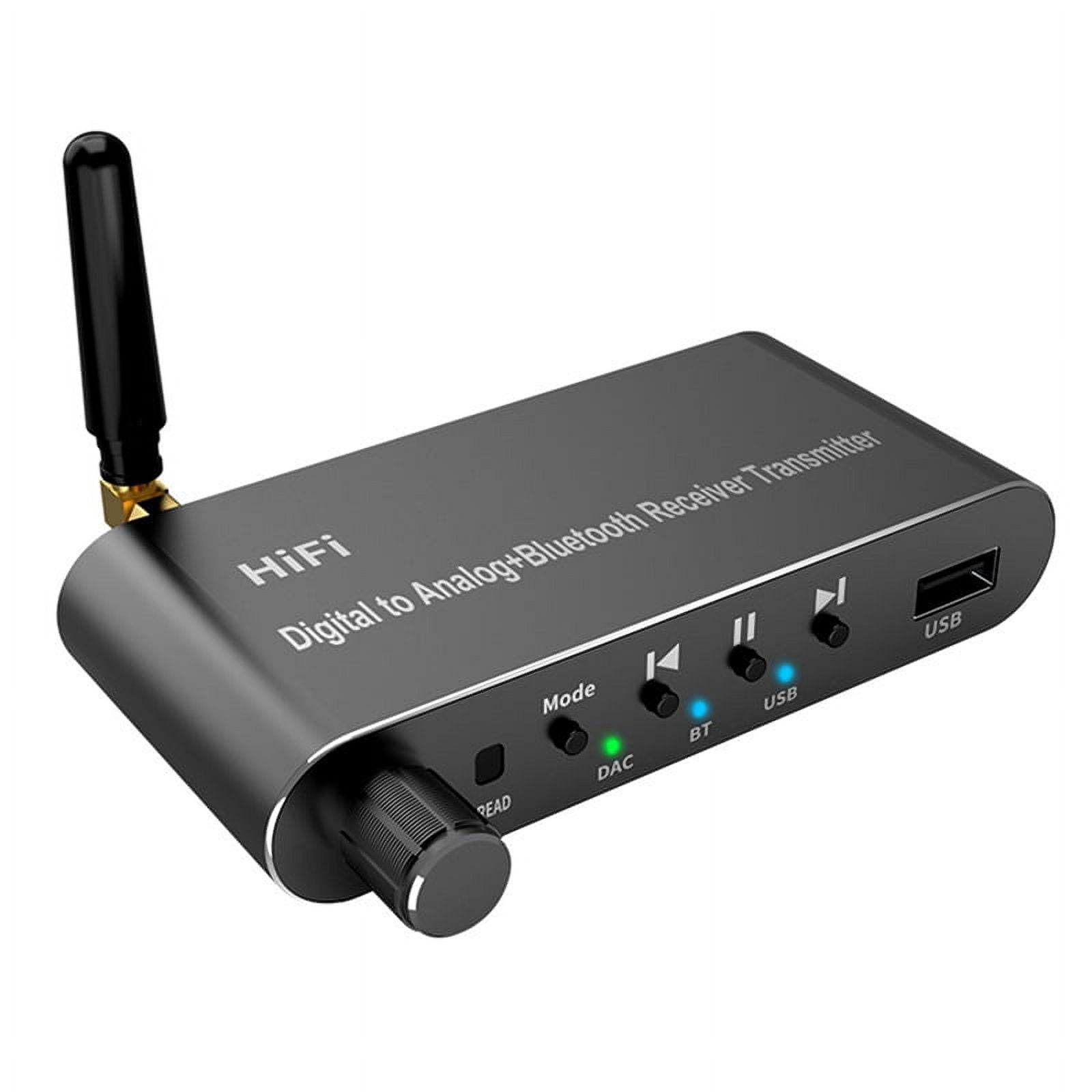 Bluetooth 5.1 Receiver Transmitter Audio Converter U-Disk Play Coxial ...