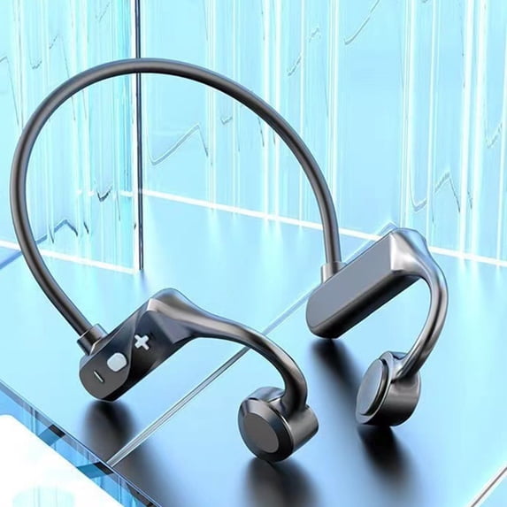 Bluetooth 5.2 Open Ear Wireless Headset Touch Control Bone Conduction ...
