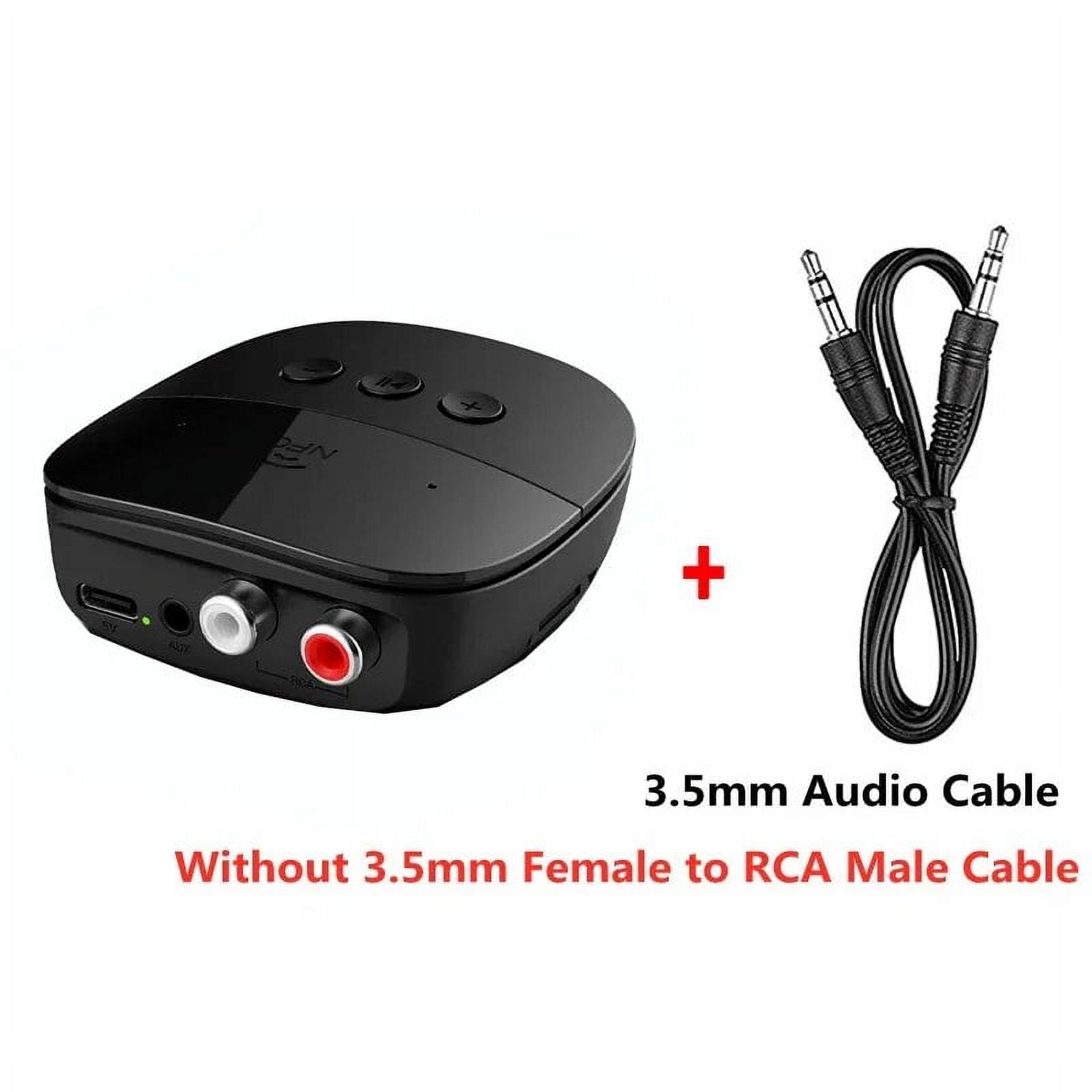 Bluetooth 5.2 Receiver NFC BT5.0 U Disk TF Card RCA 3.5mm AUX Jack Stereo Music Wireless Audio ...