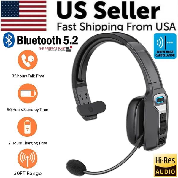 Bluetooth 5.2 Wireless Earbuds with Noise-Canceling Microphone ...