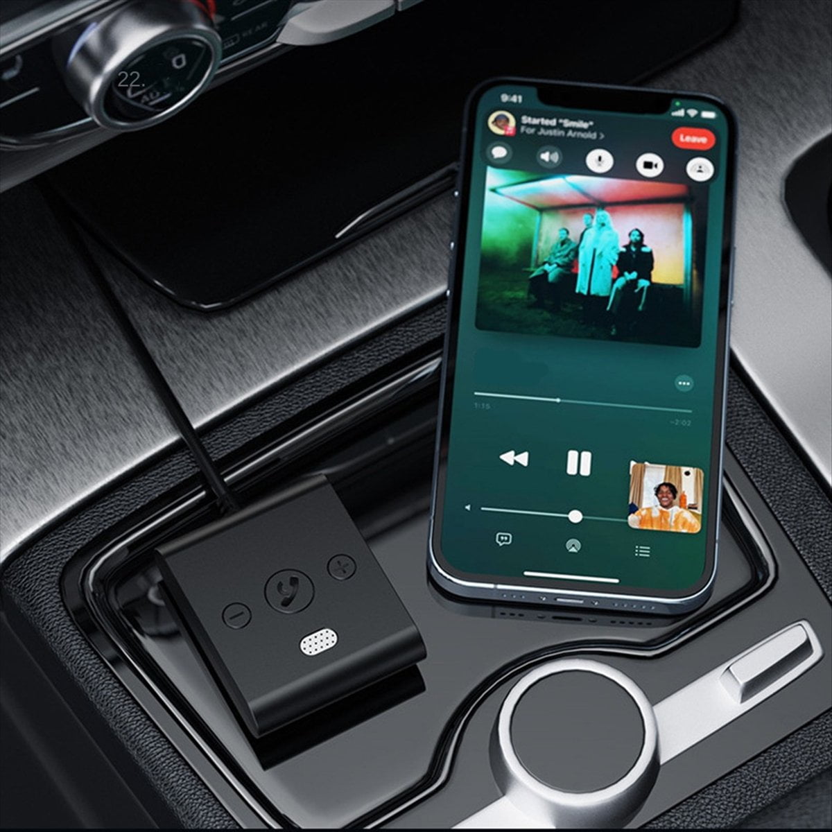 Bluetooth 5.4 AUX Car Adapter Wtih Mic 3.5MM USB U-Disk Stereo Wireless ...