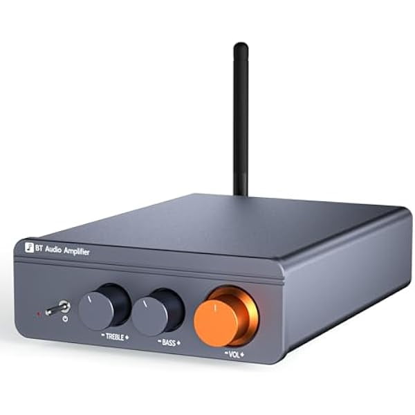 Bluetooth 5.4 Amplifier, 300W x2 Wireless Mini Amplifier Home Audio ...