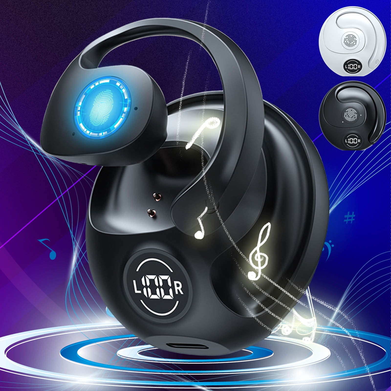 Bluetooth 5.4 Language Translator Headset, Open-Ear Design, Support 144 ...