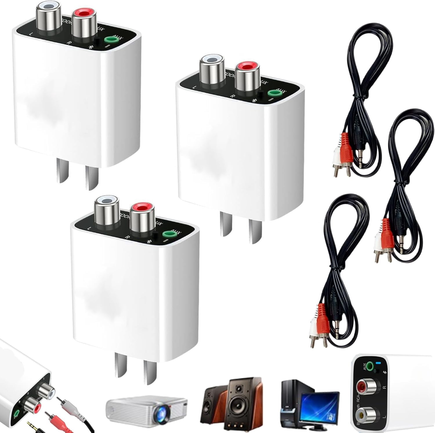 Bluetooth 5.4 Receiver – Upgrade Old Speakers to Wireless Audio, for ...