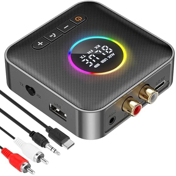Bluetooth 5.4 Transmitter Receiver 3-In-1 Bluetooth Adapter Hifi Audio ...