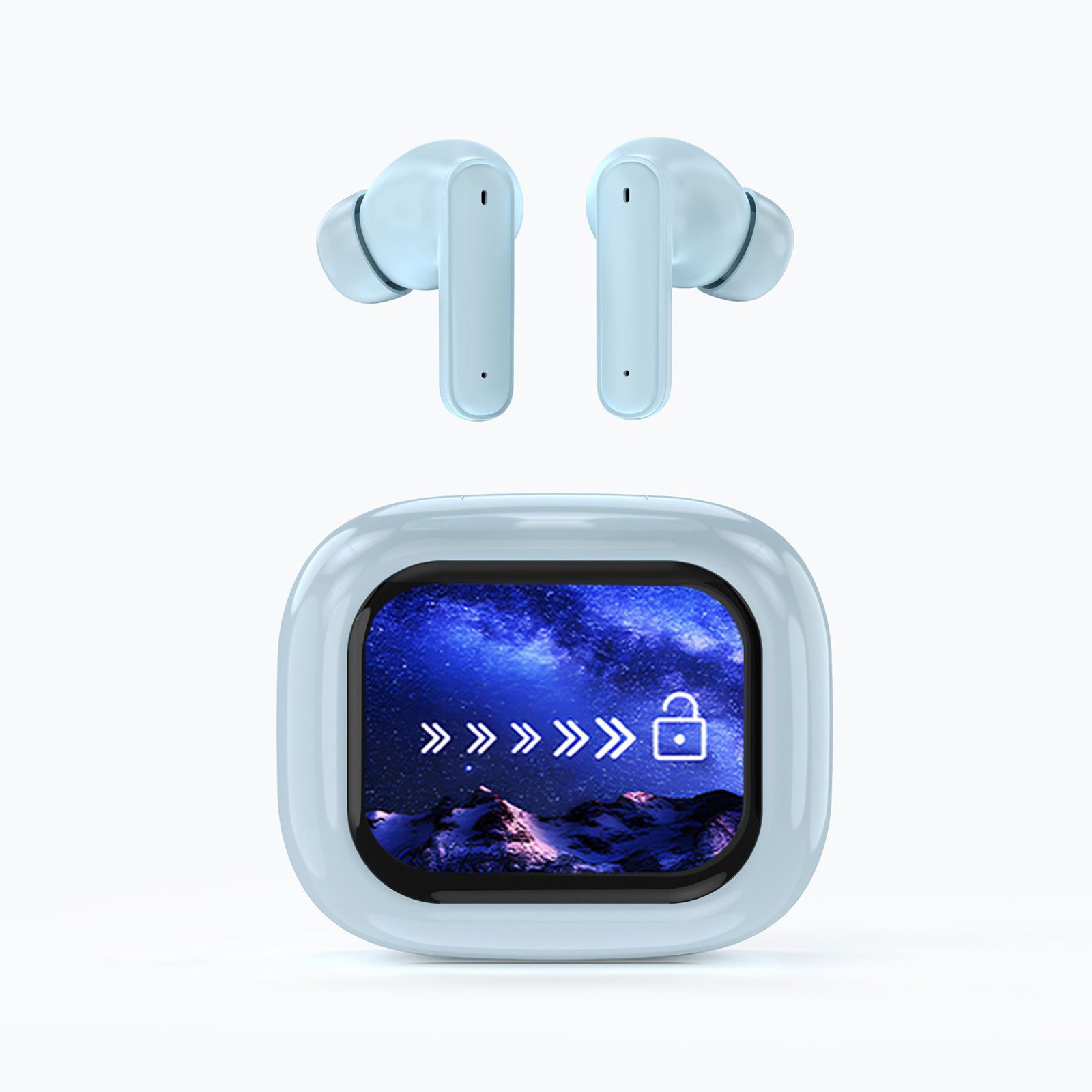 Bluetooth 5.4 Wireless Earbuds, Touch Screen Control, Sweatproof ...