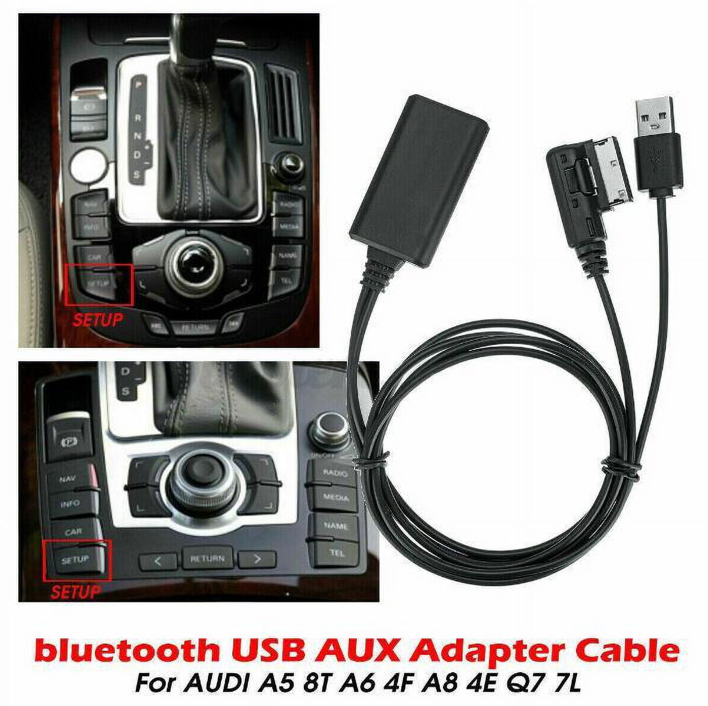 Bluetooth AUX In Adapter Cable Music Audio Adapter For AU.DI A5 8T A6 ...