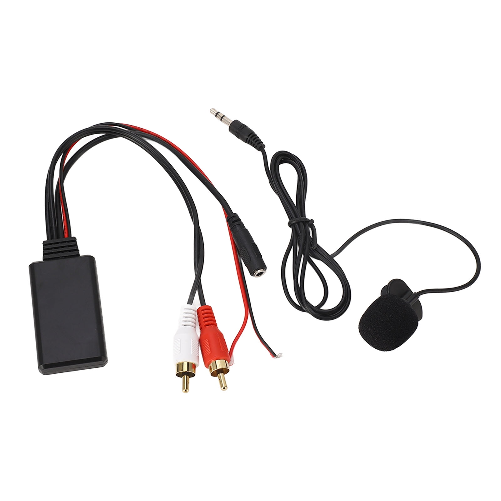Bluetooth AUX Module 2 RCA Cable Adapter with Hands?Free Microphone for ...