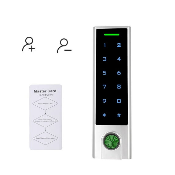 Bluetooth Access Controller Fingerprint Sensor IP66 Waterproof Tuya APP ...