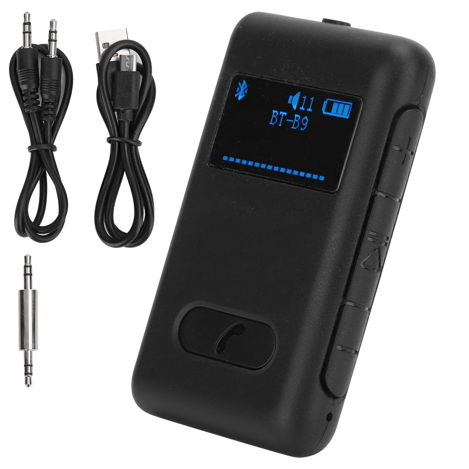 Bluetooth Adapter Speaker, Car Receiver, OLED Screen, AUX Hands-free ...