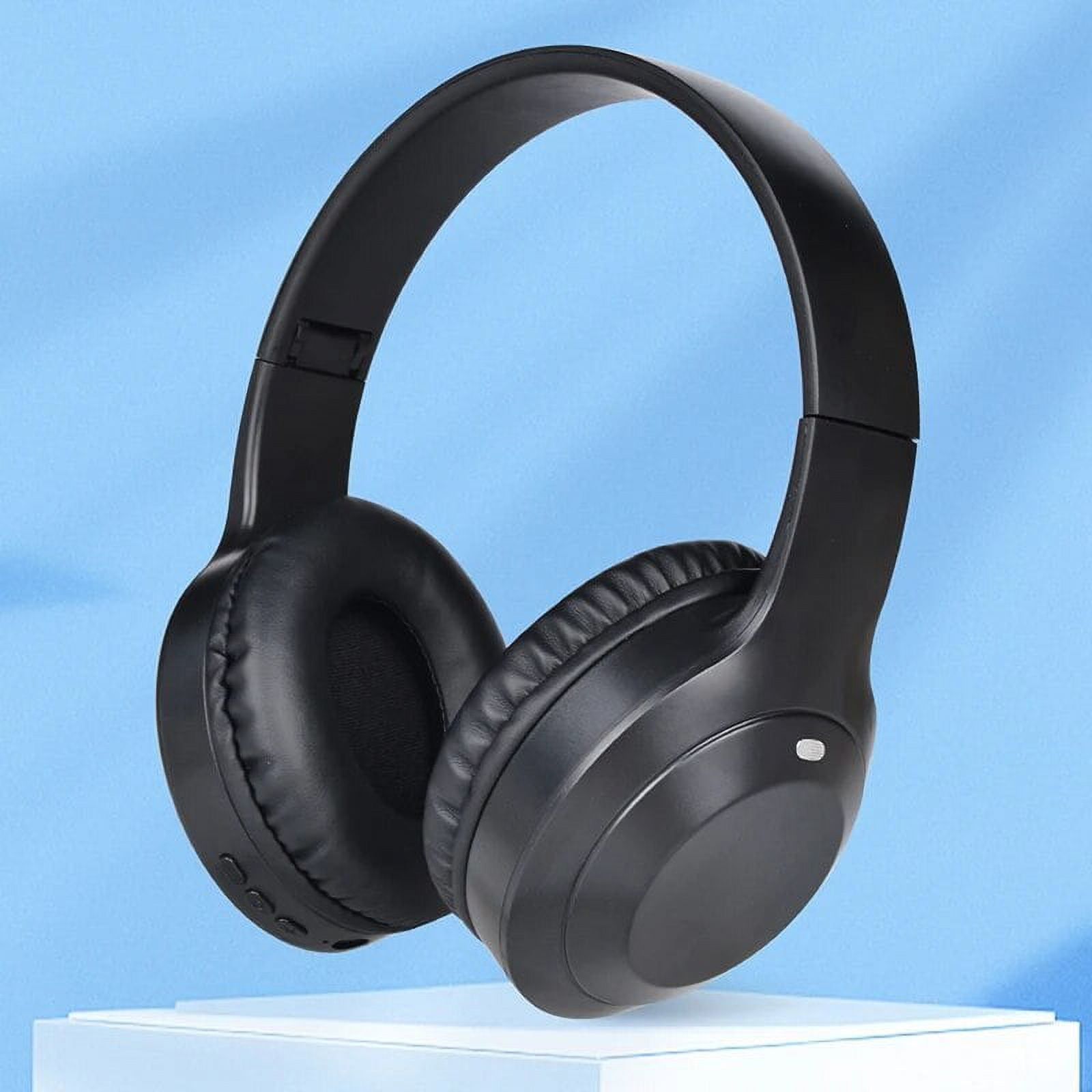 Bluetooth Adjustable V5.3 Over-Ear Headphones Noise Cancelling Headsets ...