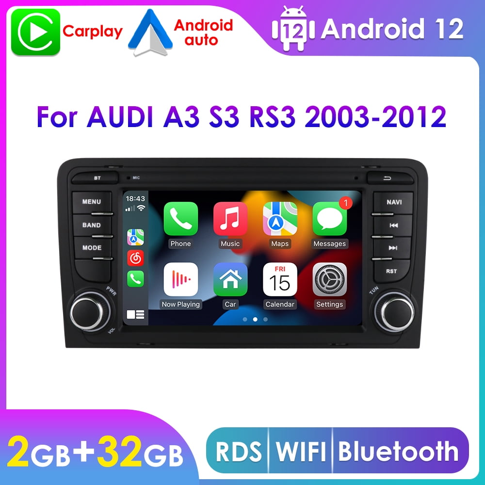 Bluetooth Android 12 Wifi Carplay RDS Car Radio Stereo Head Unit GPS ...