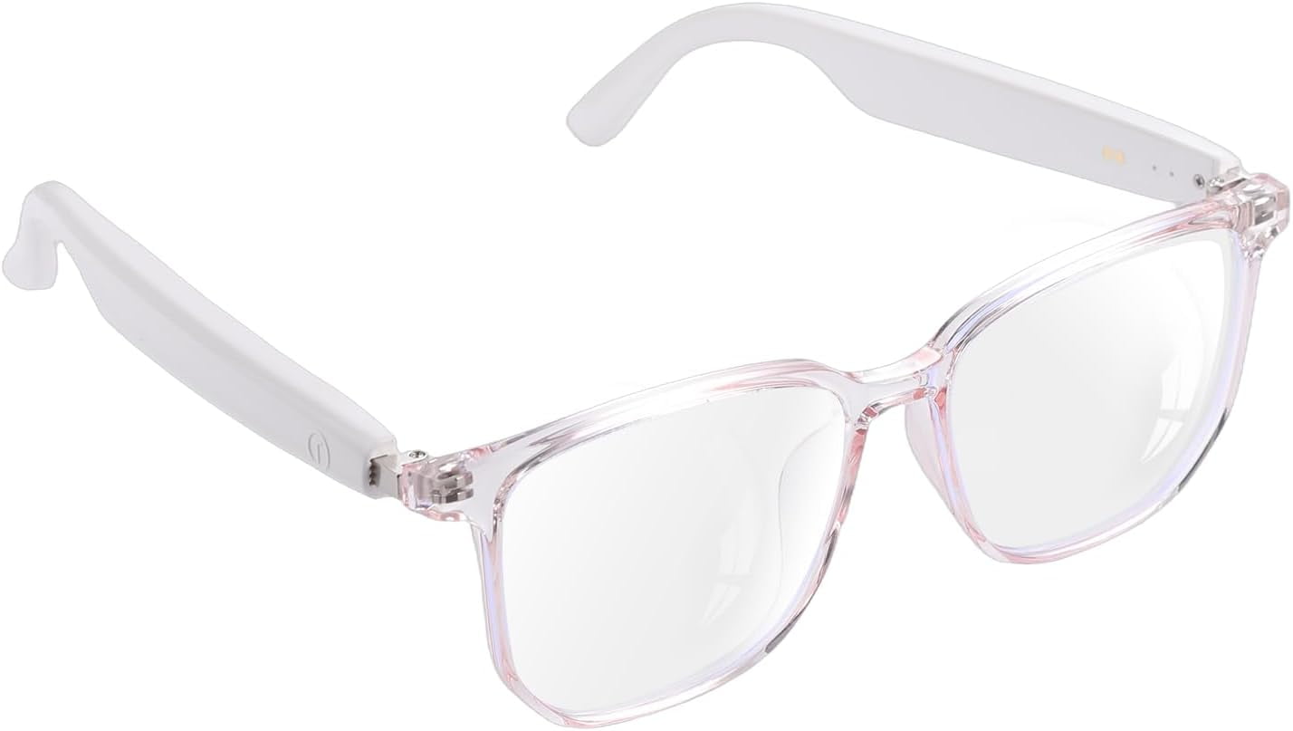Bluetooth Audio Smart Glasses, Blue Light Glasses for Women Men, Remote ...