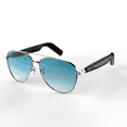 Bluetooth Audio Sunglasses Open Ear Headset, Polarized UV Blocking Lens ...