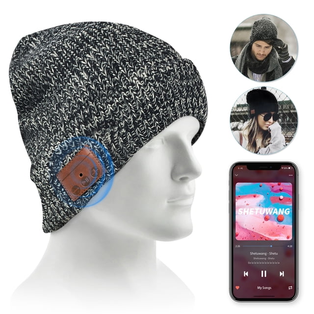 Bluetooth Beanie Hat Cap, Flashmen Wireless Bluetooth Hat with ...