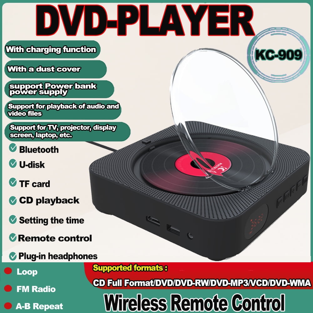 Bluetooth CD Player with LED display (With charging function) - Walmart.com