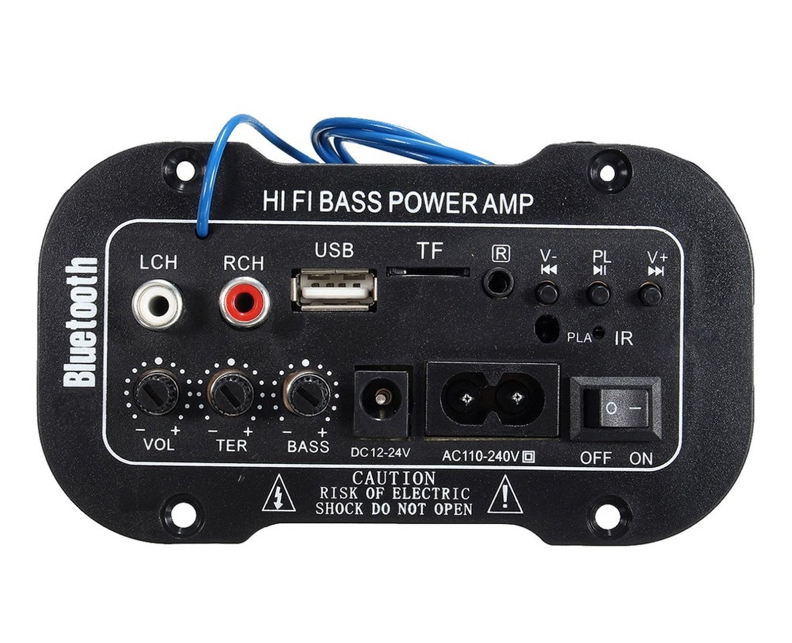 Bluetooth Car Amplifier Bass Power Amp Hands-Free - Walmart.com