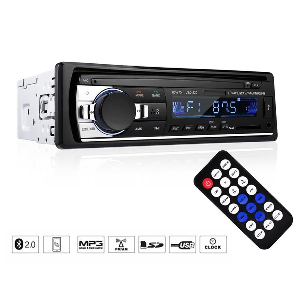 Bluetooth Car Stereo Audio In-Dash FM Aux Input Receiver SD USB MP3 ...