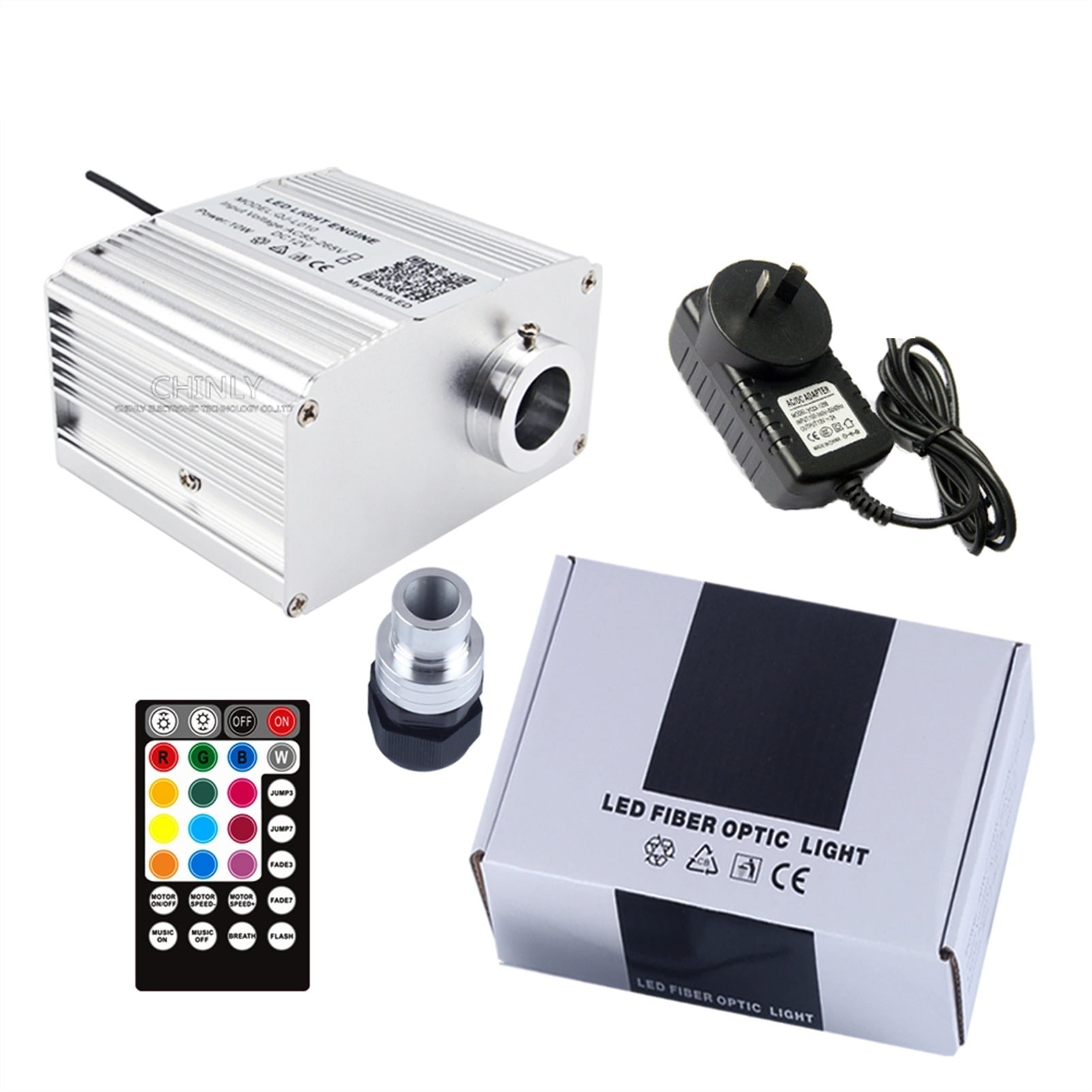 Bluetooth Control Twinkle 10W Fiber Optic Light Engine Smartphone Music ...