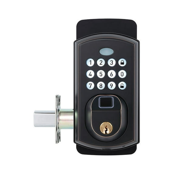 Bluetooth-Controlled Fully Fingerprint Password Electronic Lock Keypad ...