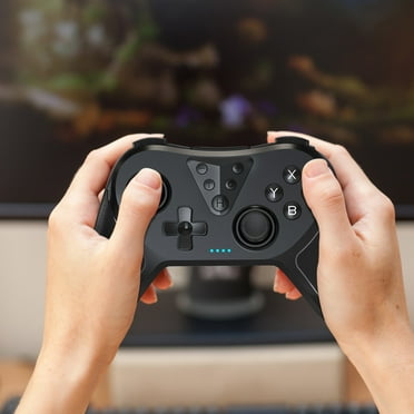 Wireless PC Gaming Controller, Computer-Compatible with Dual-Vibration ...