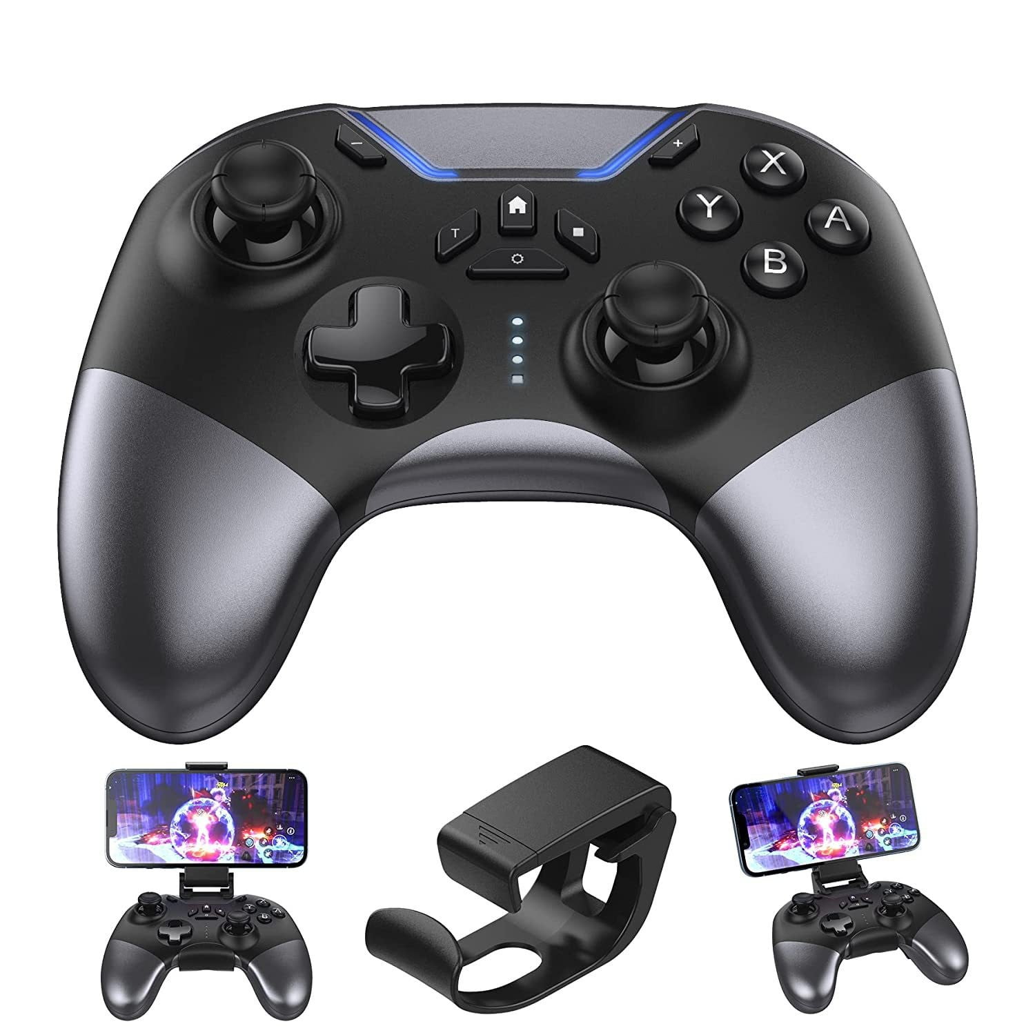 Bluetooth Controller for Switch/PC/iPhone/Android/Apple Arcade MFi ...