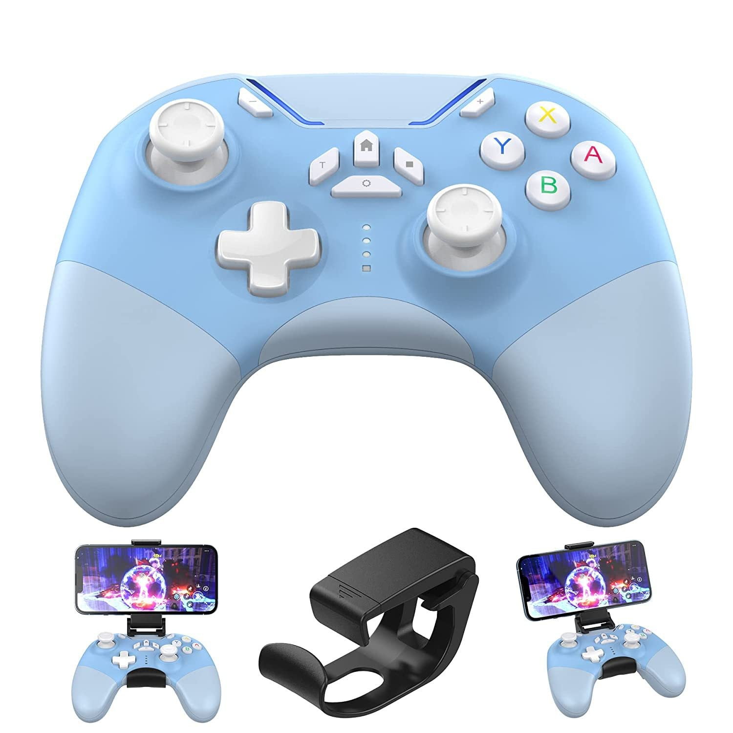 Bluetooth Controller for Switch/PC/iPhone/Android/Apple Arcade MFi ...