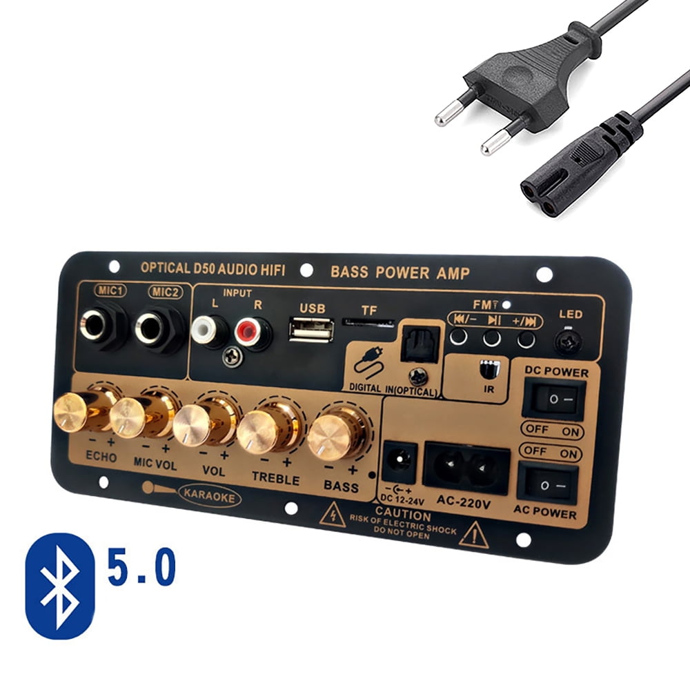 Bluetooth Digital Power Amplifier Board Home MP3 Player Subwoofer ...