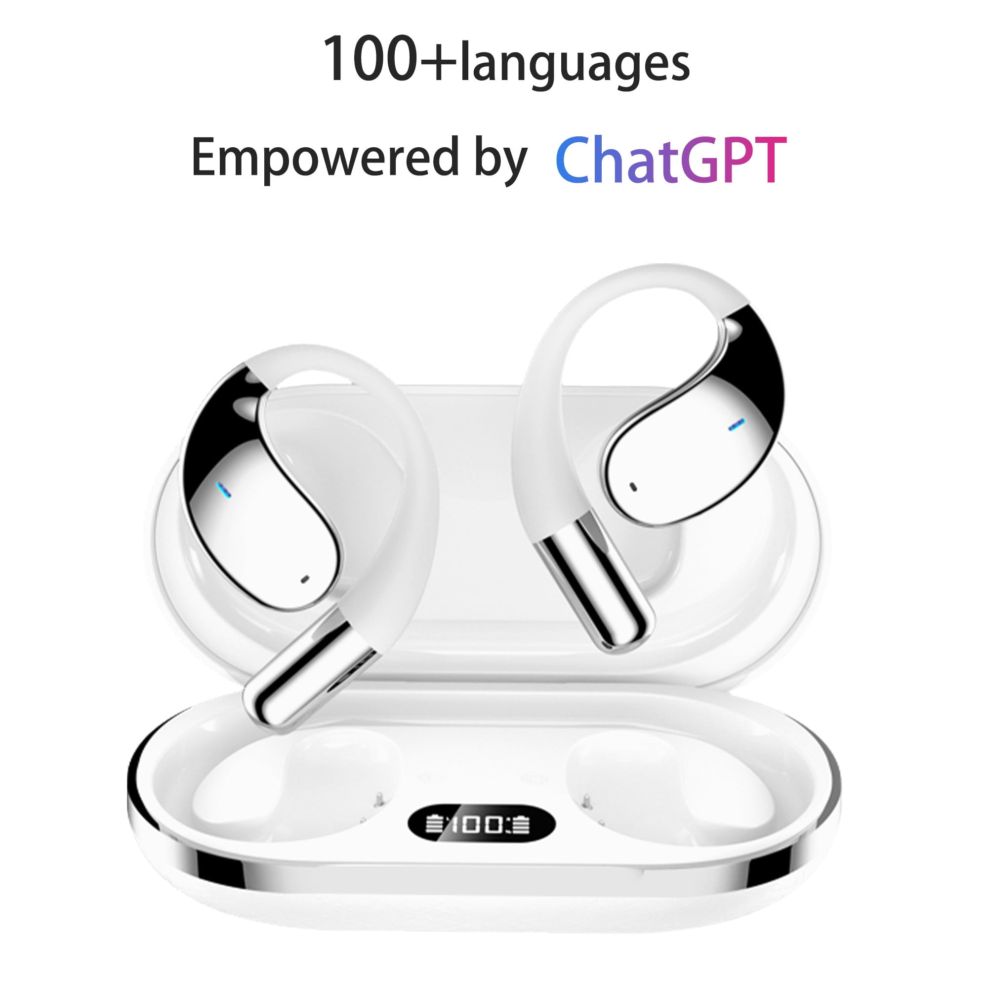 Bluetooth Earbuds With AI Translation APP, ChatGPT-Powered Real-Time ...